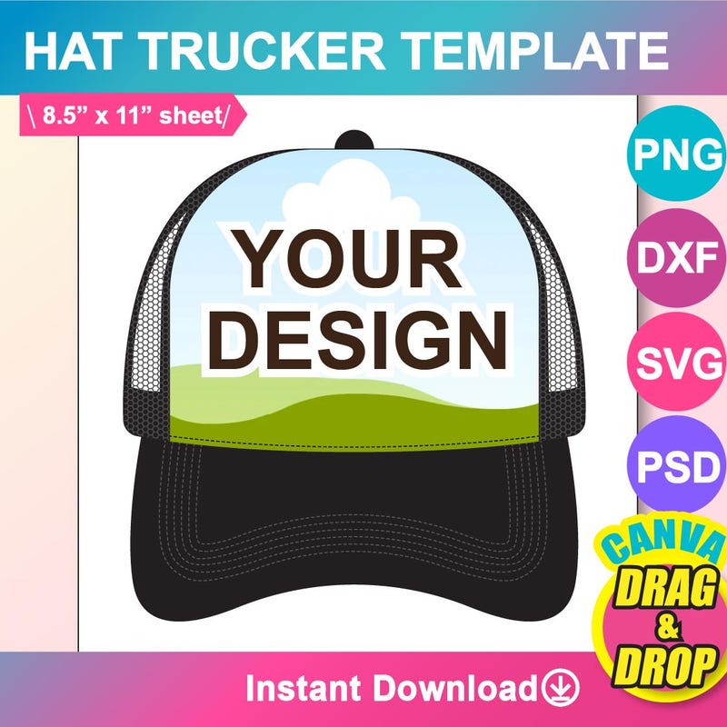 Trucker Hat - Etsy