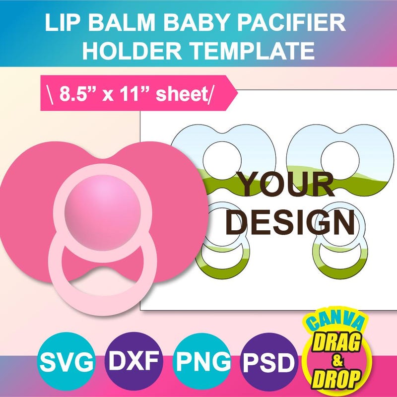 Lip Balm Pacifier - Etsy