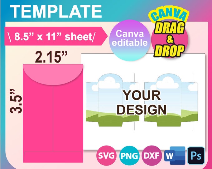 Custom Printable Seed Packet, Seed Envelope, Printable Seed Packet ...