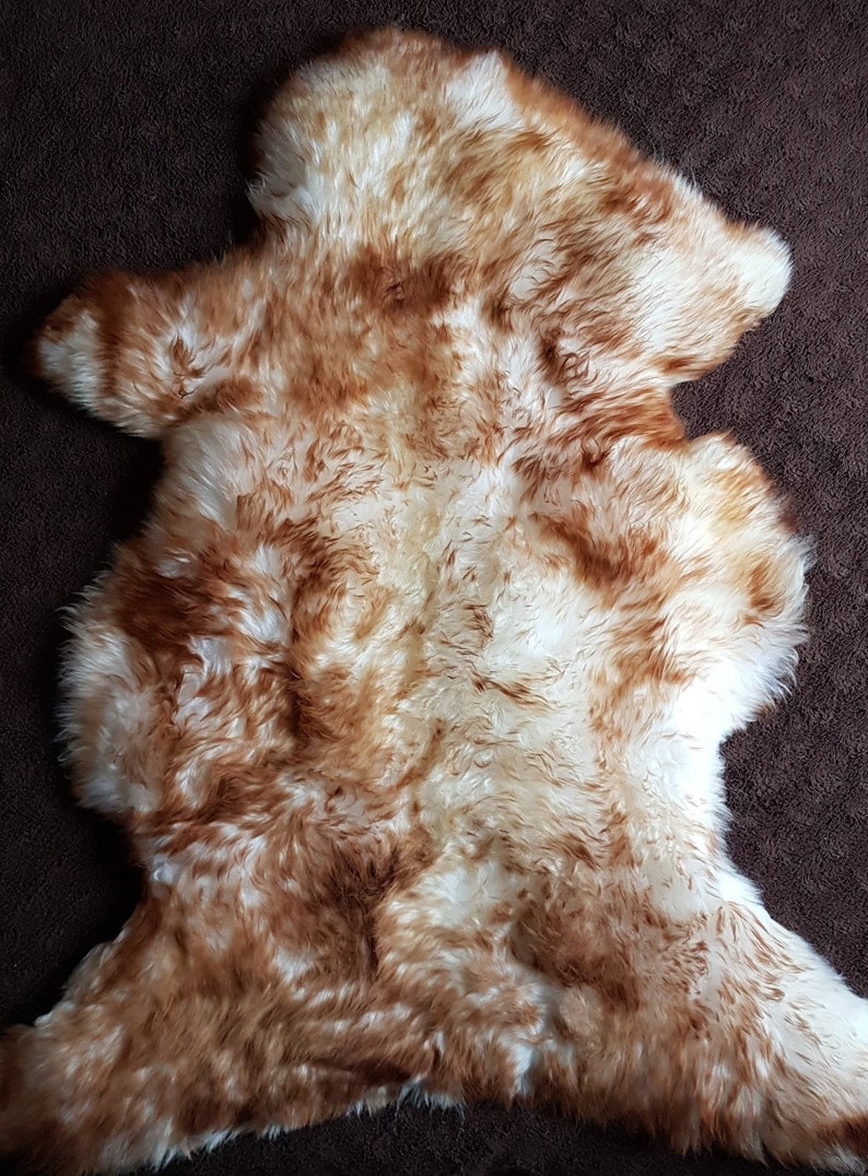 Beautifull Wolf Tipped Sheepskin Sheepskin Rug Merino - Etsy