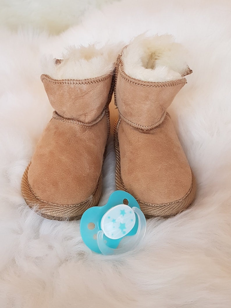 Genuine Sheepskin Baby Boots, 100% Breathable Shoes, Antialergical ...