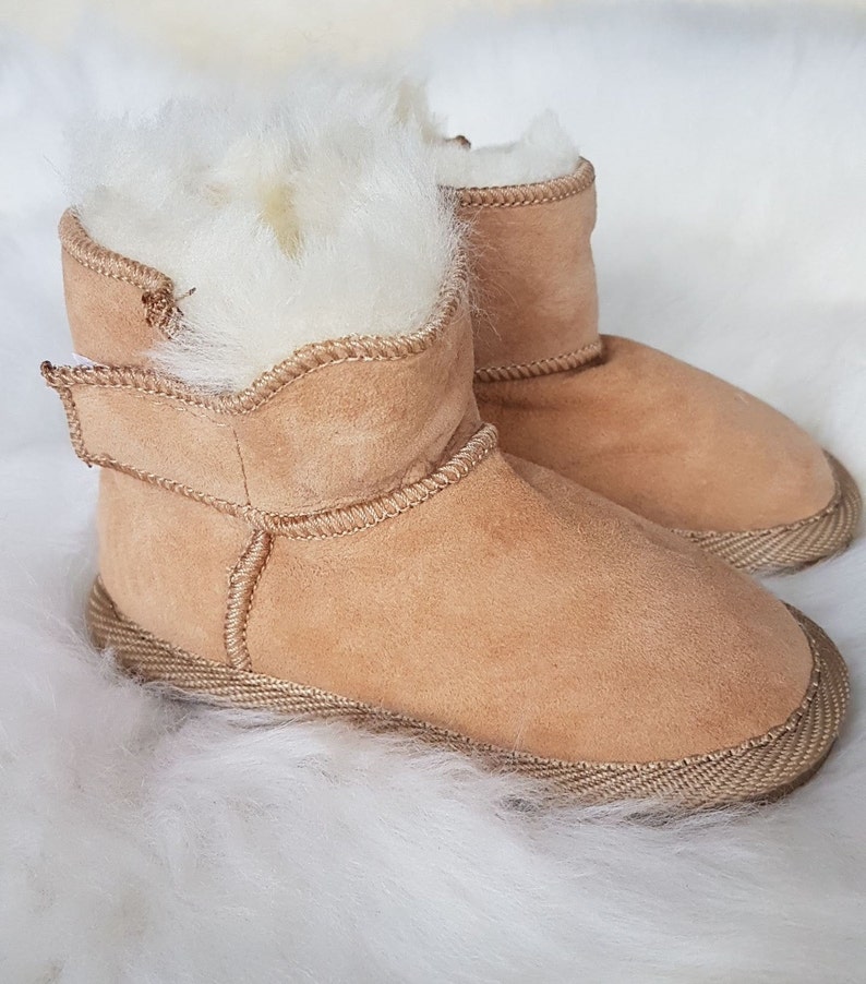 Genuine Sheepskin Baby Boots, 100% Breathable Shoes, Antialergical ...