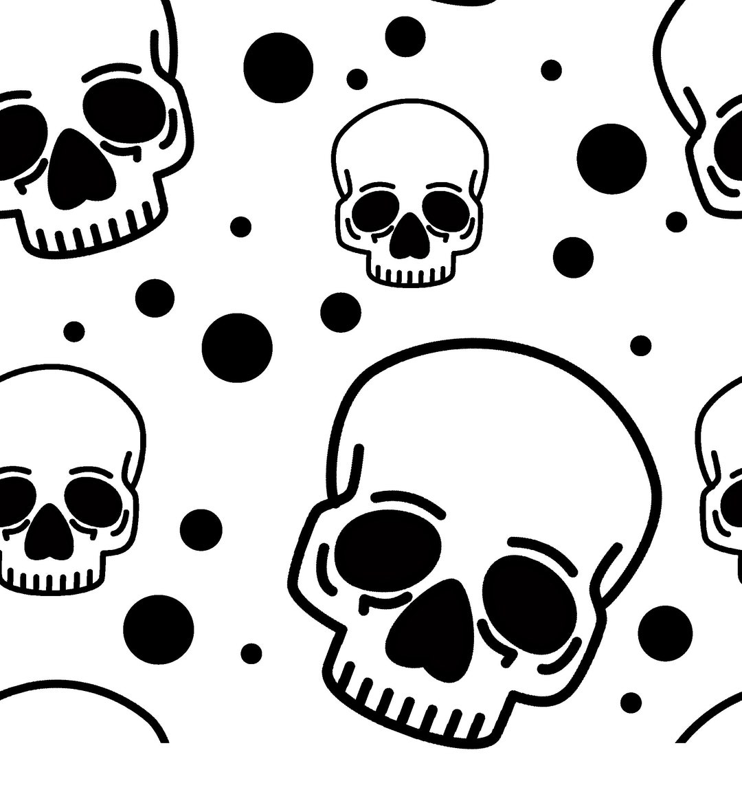 Seamless Pattern Skull Design digital File - Etsy