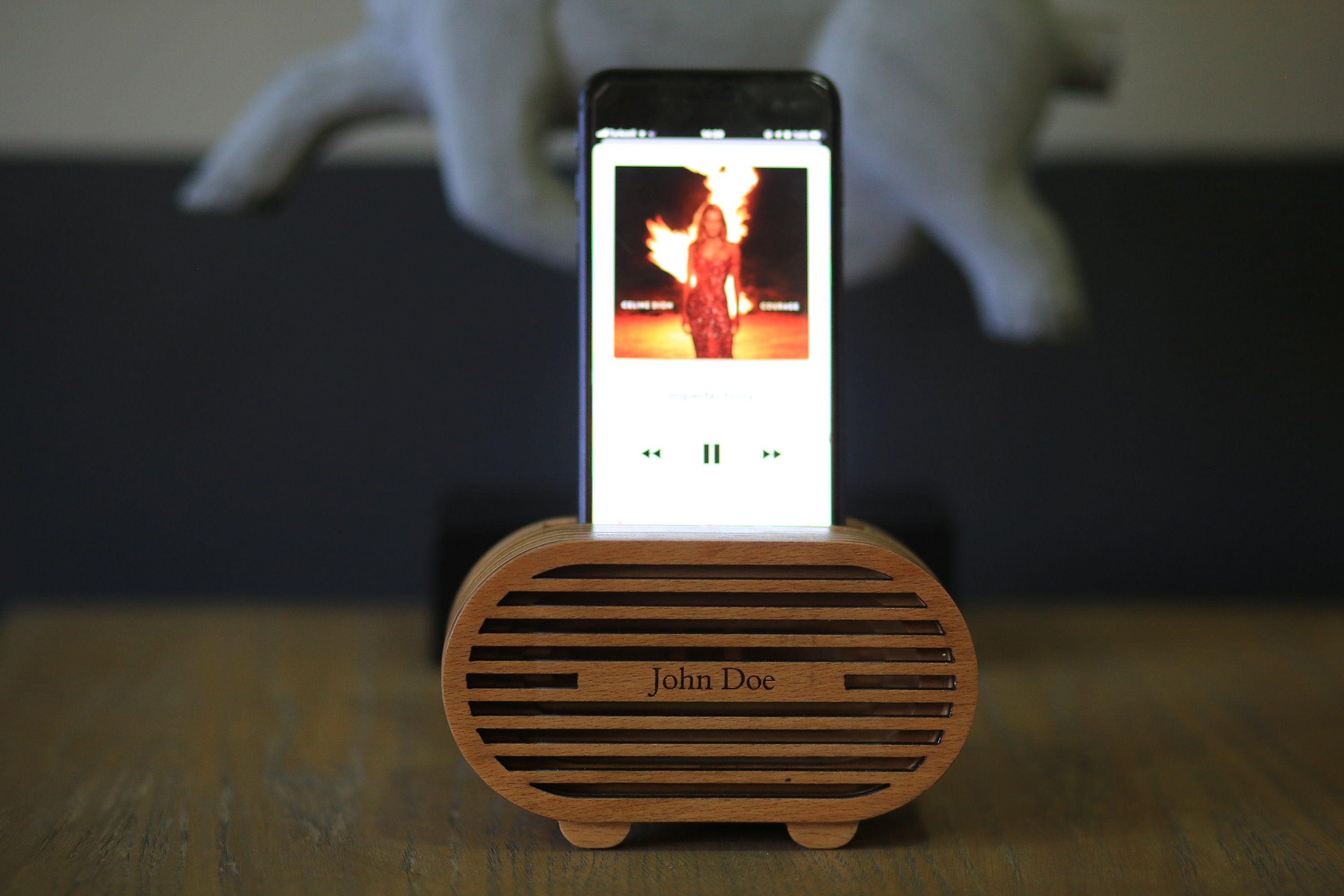Passive Amplifier for Cellphones, Personalized Wood Passive Speaker ...