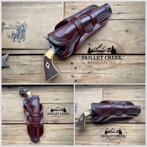 Cheyenne Style Western Single Action Leather Double Loop Holster - Etsy
