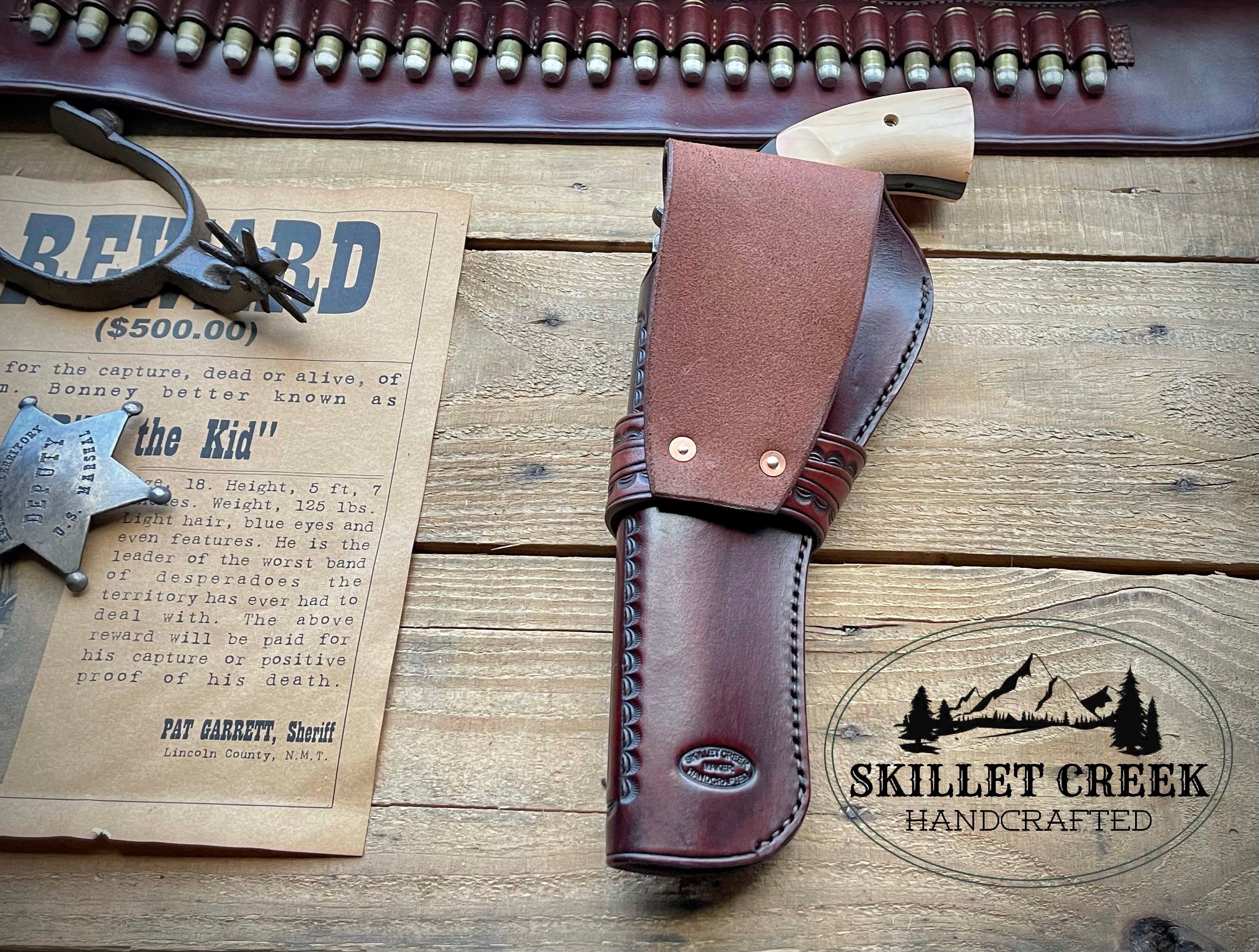 Western Cowboy Single Action Leather Holster El Dorado Style -schofield ...