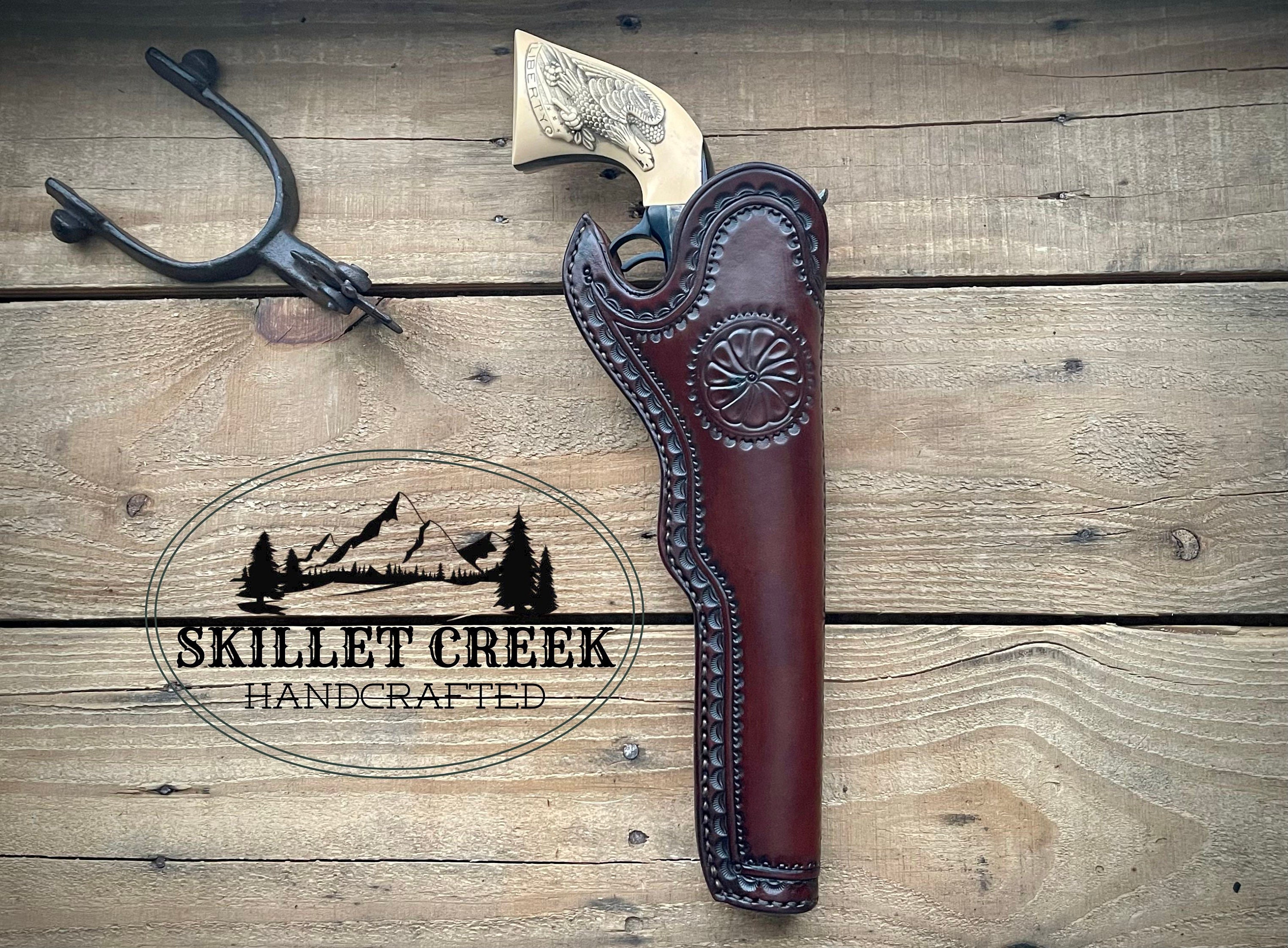 Western Single Action Slim Jim Style Holster Percussion or - Etsy