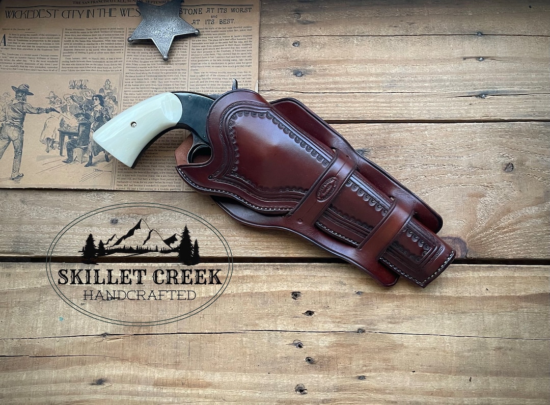 Cheyenne Style - Schofield - Western Single Action Leather Double Loop ...