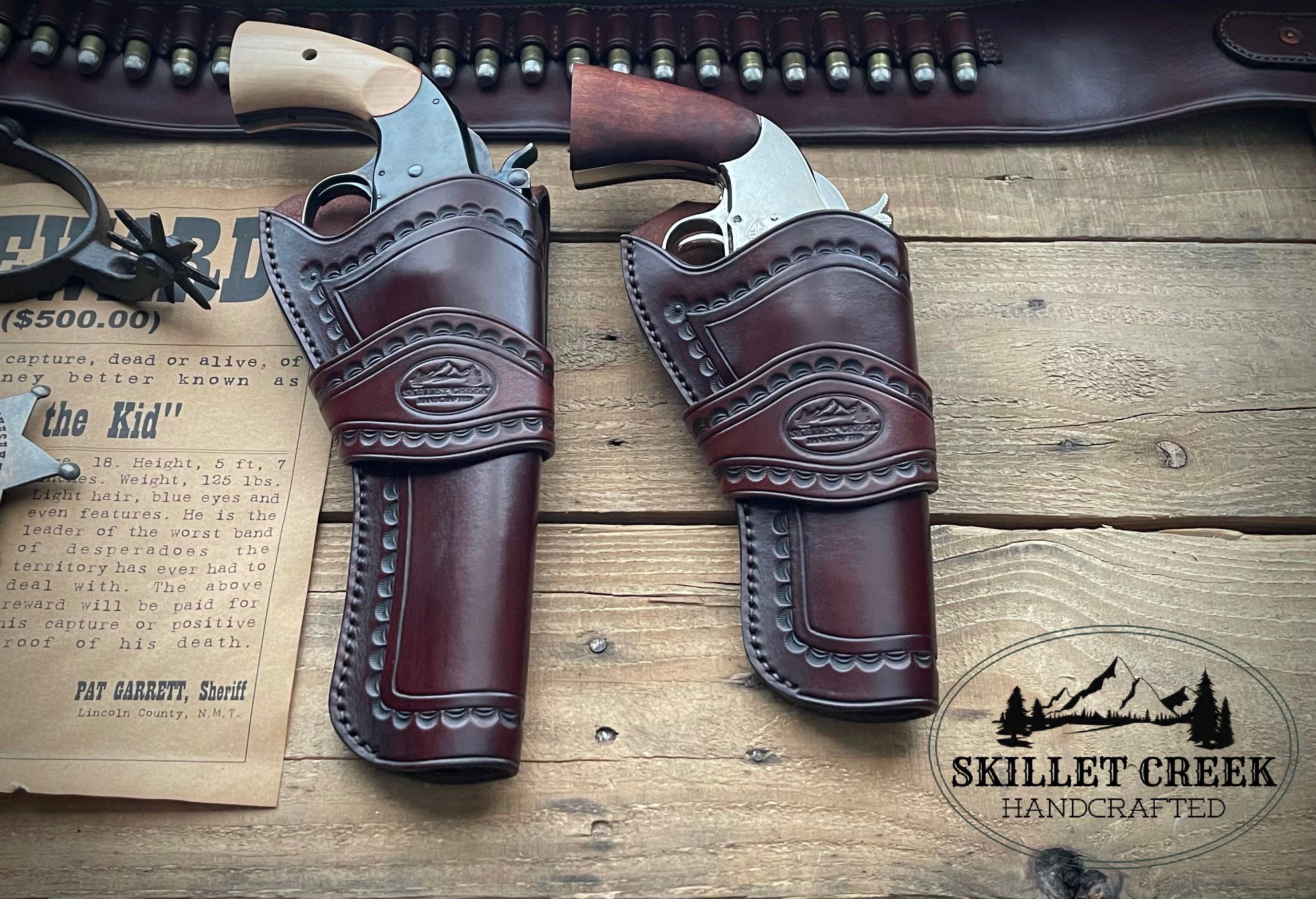 Western Cowboy Single Action Leather Holster El Dorado Style -schofield ...