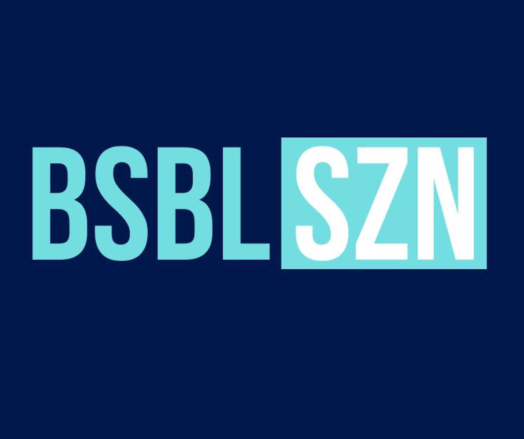 Baseball Season BSBL SZN Png Instant Download 2 Colors - Green & Teal ...