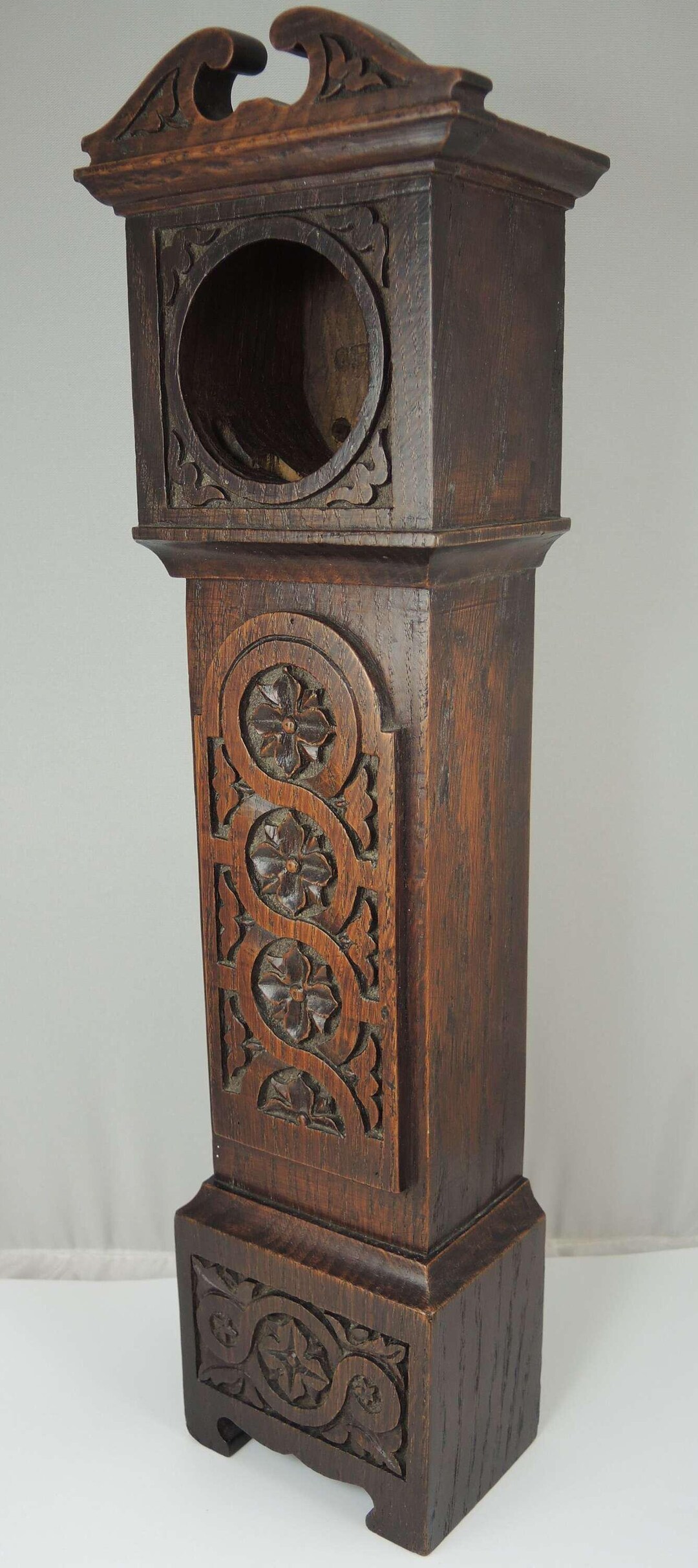Large Victorian Treen GRANDFATHER Clock Pocket Watch Stand C1890 - Etsy
