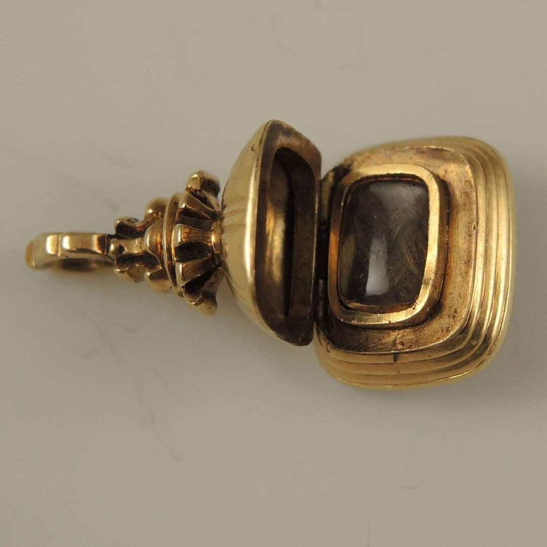 Beautiful 18K Gold Georgian Seal With Concealed Compartment C1810 - Etsy