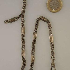 Victorian Pocket Watch Chain C1890 - Etsy