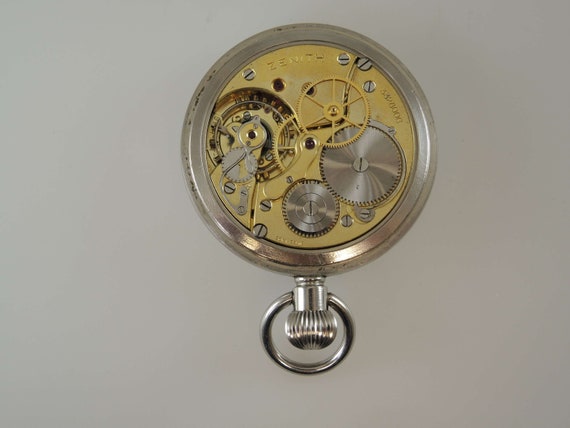 Military Zenith HS 3 deck watch with Decimal dial c19… - Gem