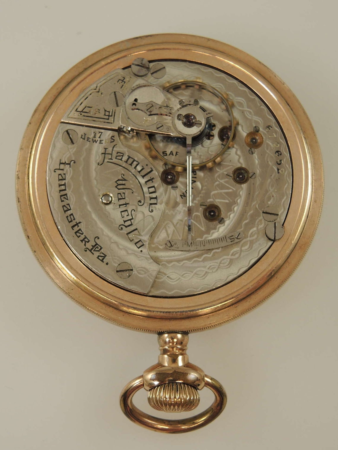 18s 17 Jewel Hamilton 925 Hunter Pocket Watch C1911 - Etsy
