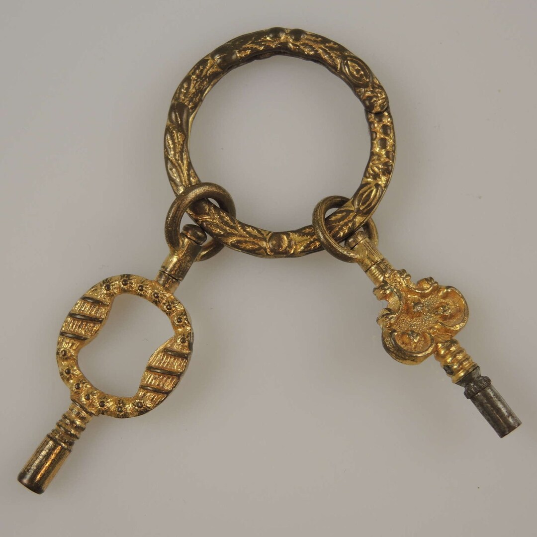 Superb Gilt Georgian Pocket Watch Key With Carved Split Ring C1810 - Etsy