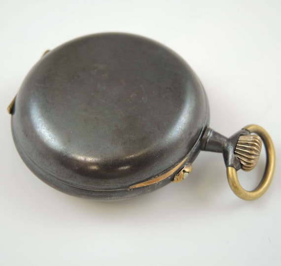 Rare antique pocket watch with a barometer function c… - Gem