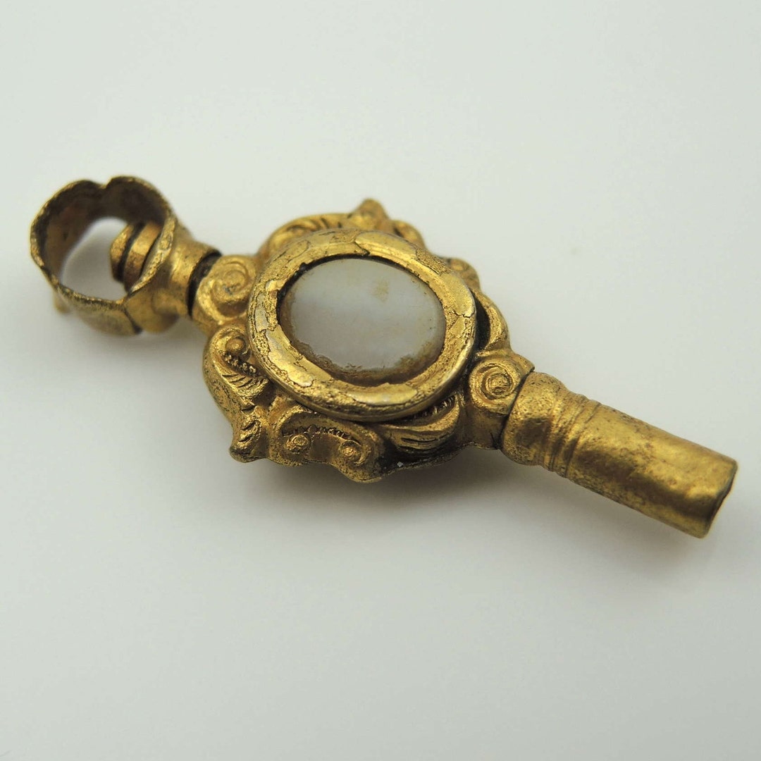Fancy Gilt Stone Set Antique Pocket Watch Key Charm C1850 - Etsy Fancy Gilt Stone Set Antique Pocket Watch Key Charm C1850 - Etsy