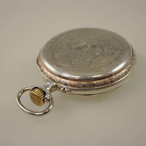 Antique Silver Pocket Watch C1890 - Etsy