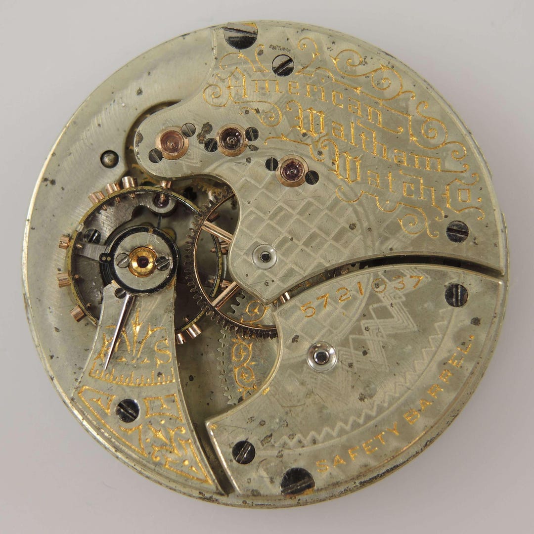 Ladies 6s 15J Waltham Pocket Watch Movement C1893 - Etsy