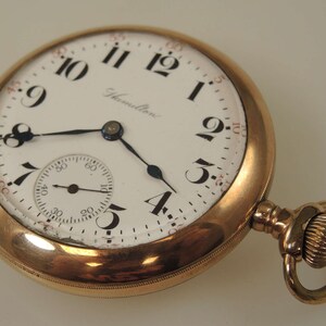 18s 17 Jewel Hamilton 925 Hunter Pocket Watch C1911 - Etsy