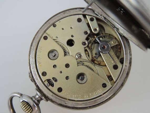 Rare CRICKET alarm pocket watch c1890 - Gem