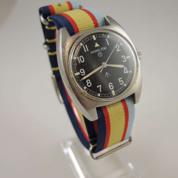 British MoD Hamilton wrist watch. With hacking second… - Gem