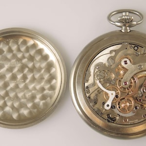 Genuine Heuer Chronograph Pocket Watch. Grade Valjoux 61 C1950 - Etsy