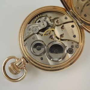 Classic Vintage Gents Pocket Watch W/ Garrards Presentation Box C1914 ...