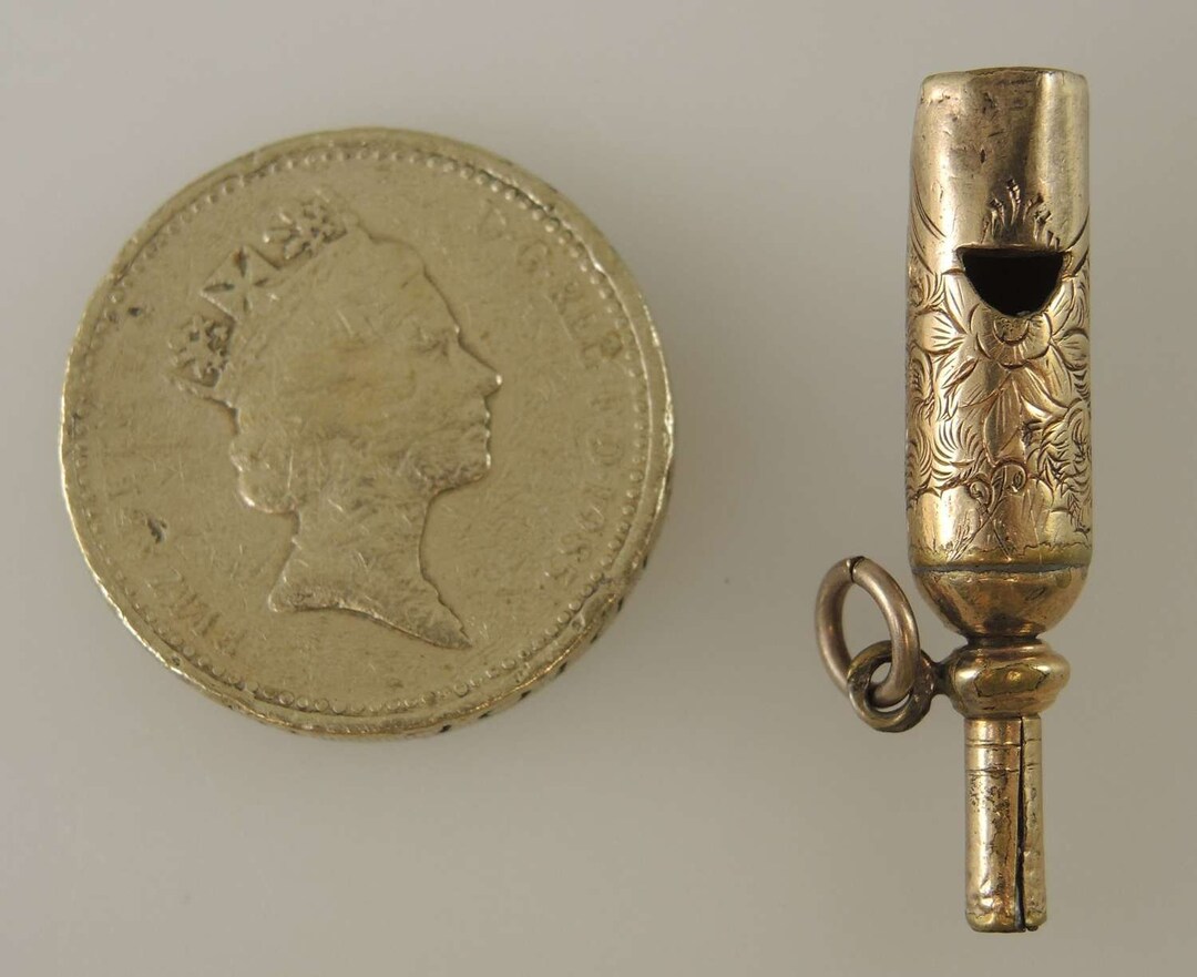 Gold Cased WHISTLE Pocket Watch Key C1880 - Etsy
