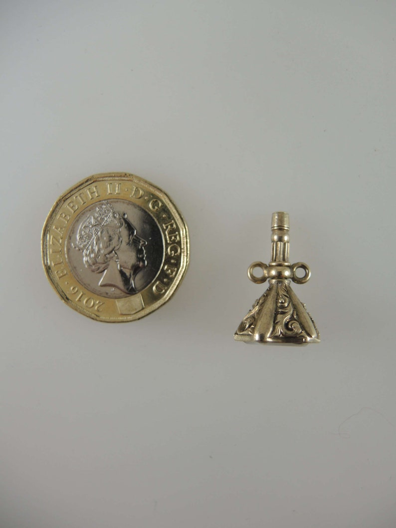 Victorian Gold Cased Pocket Watch Key With Seal Base C1850 - Etsy