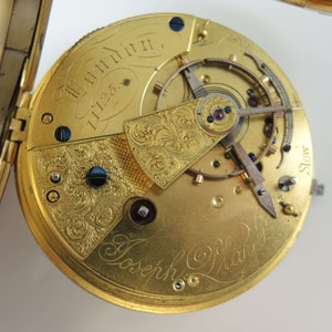 Massive 18K Gold Fusee Pocket Watch. Weighs 200g. C1874 - Etsy