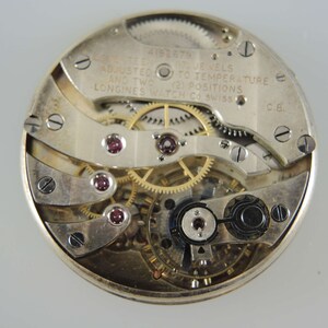 Top Quality Longines Pocket Watch Movement With a Beautiful Dial C1920 ...
