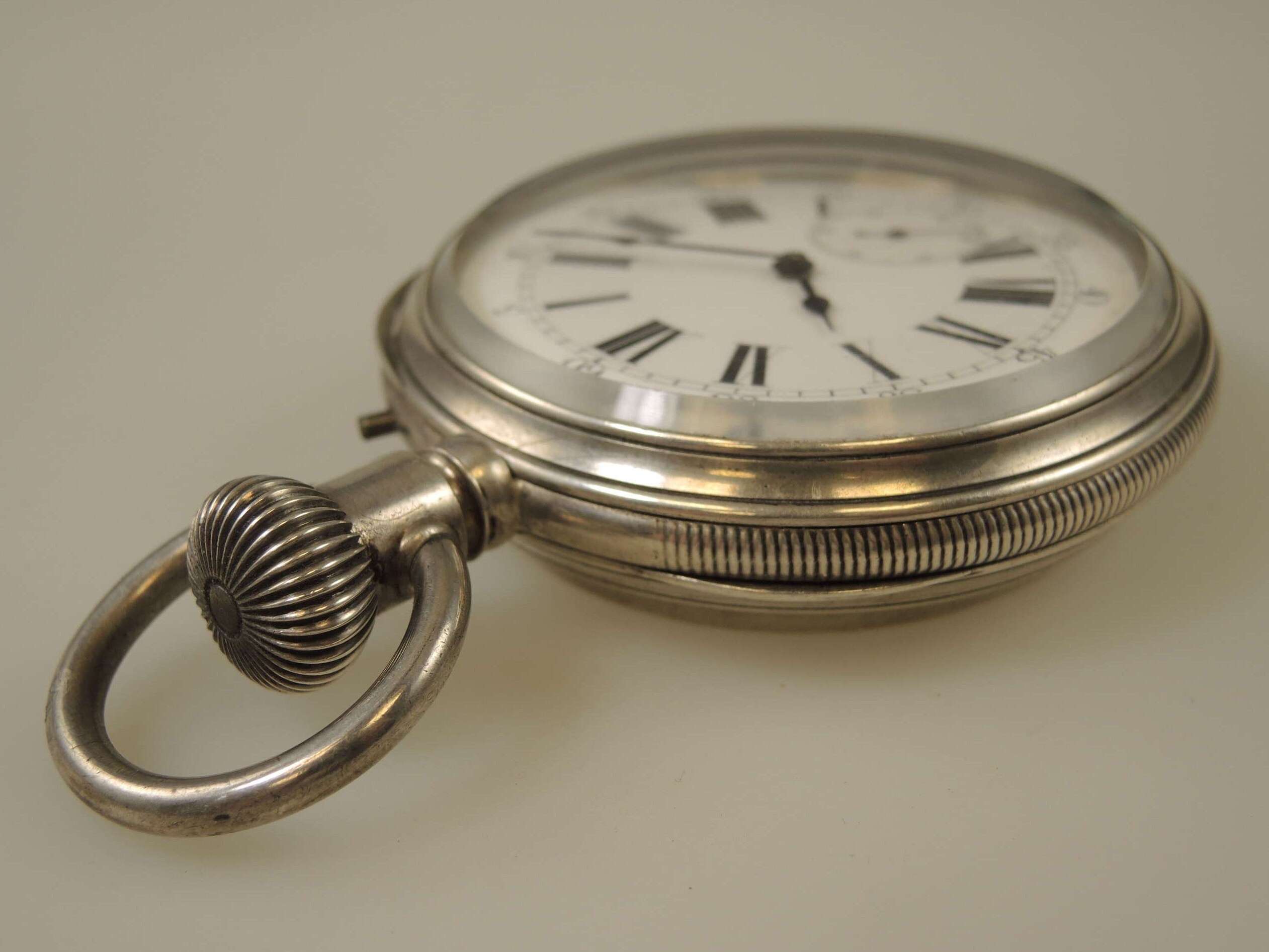 Massive 74mm Wide Silver Pocket Watch 74mm Wide C1890 - Etsy UK