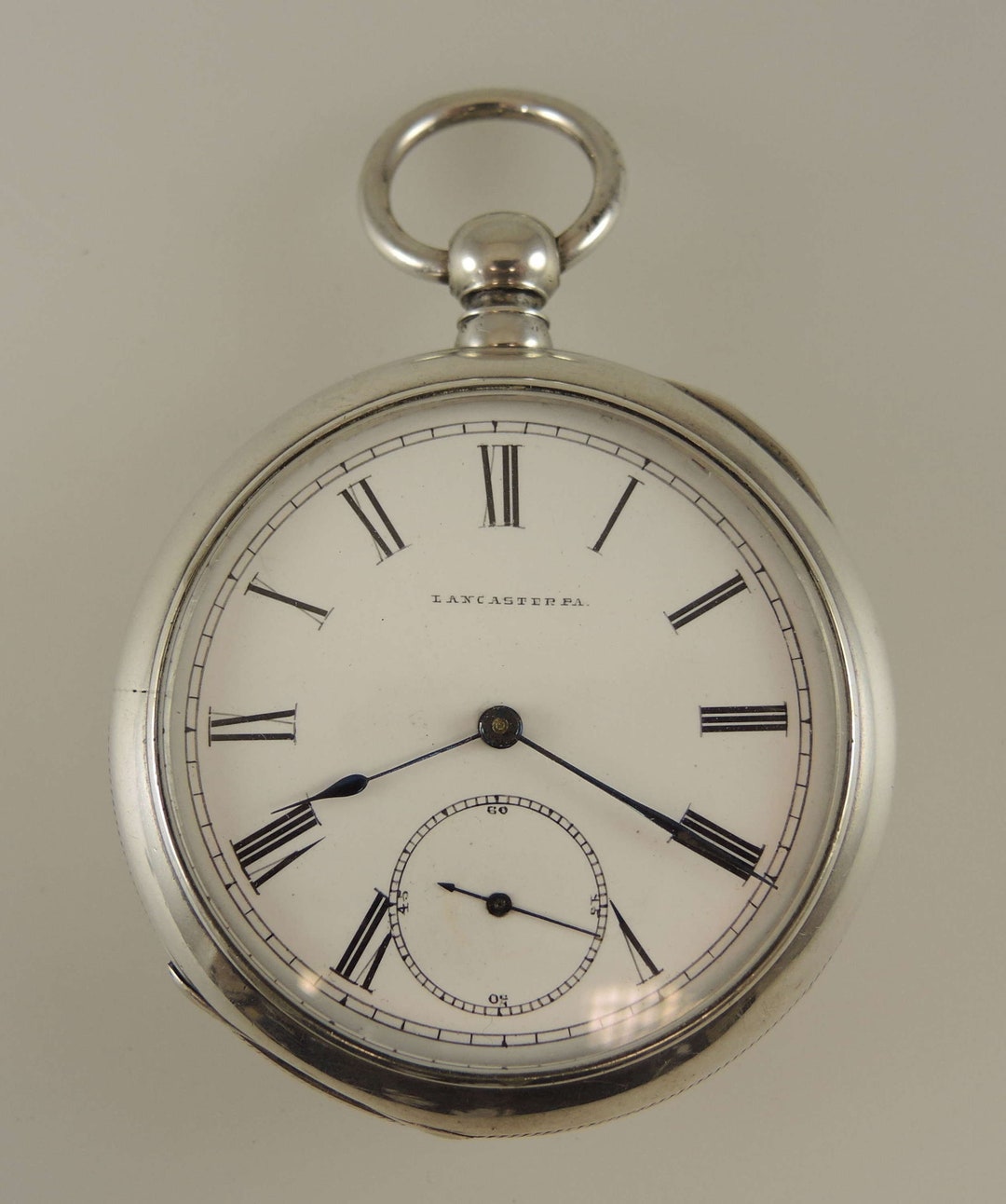 Silver Lancaster Watch Co NEW ERA Pocket Watch C1886 - Etsy