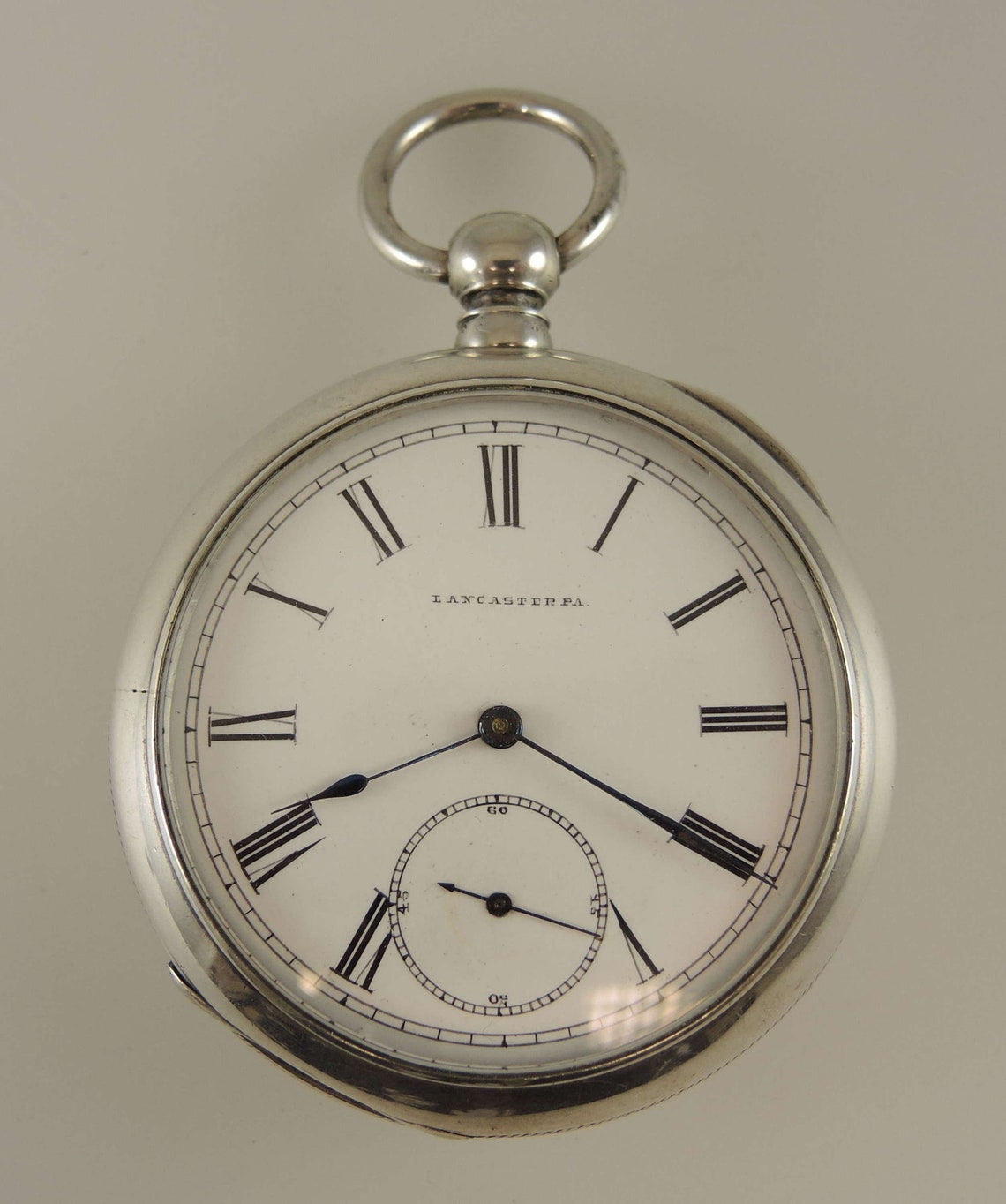 Silver Lancaster Watch Co NEW ERA Pocket Watch C1886 | Etsy