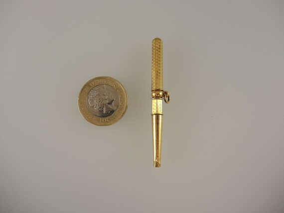 Long Gold cased RATCHET Pocket watch key c1830 - Gem