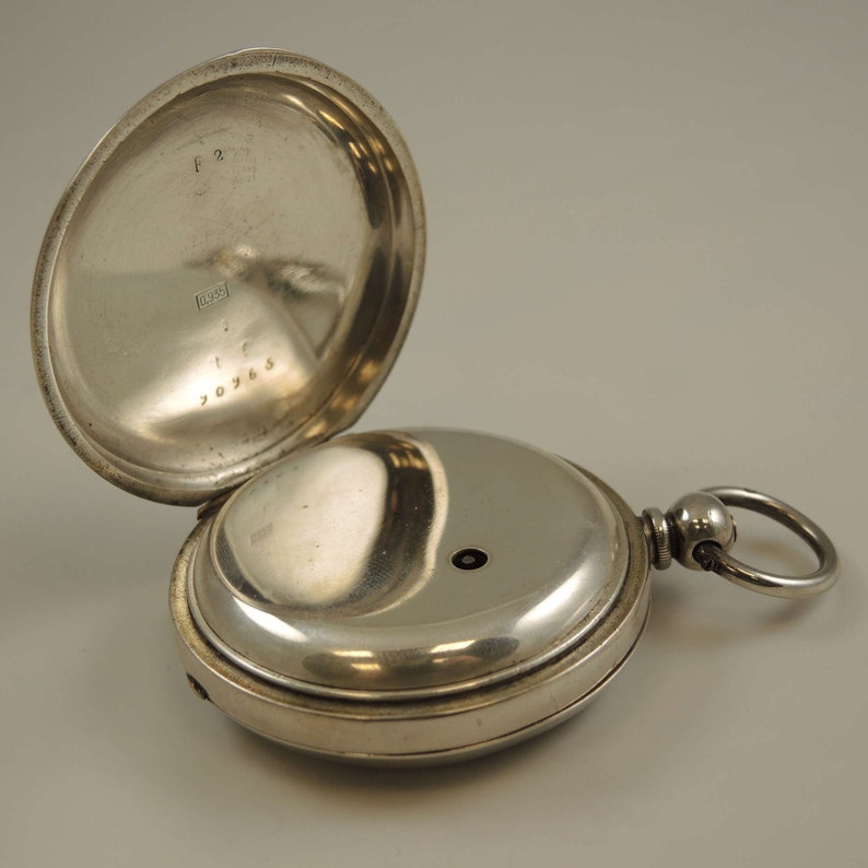 Swiss Silver Full Hunter Pocket Watch. Thos Russell, Liverpool C1880 - Etsy