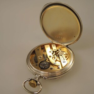 Antique Silver Pocket Watch C1890 - Etsy