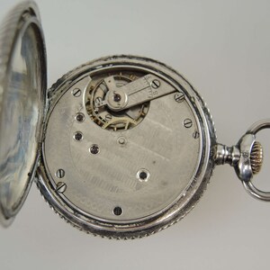 Unusual Silver Cased Pocket Watch. Sold by Shreve, Crump & Low, Boston ...