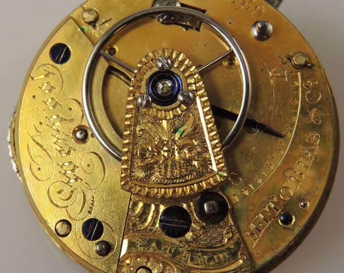 Fusee Pocket Watch Movement by Tobias With 30 Tooth Rack Lever C1830 - Etsy