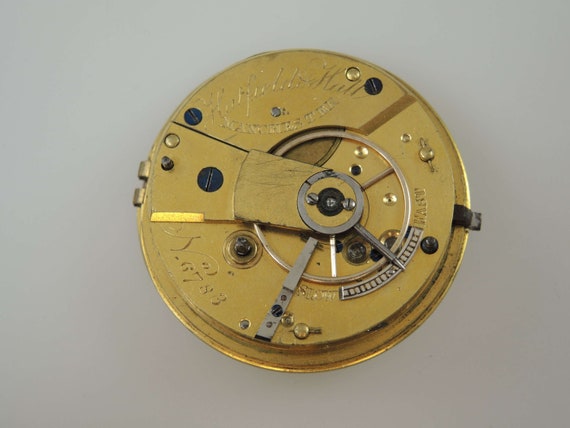 Victorian Fusee Pocket Watch Movement. Hatfield Manchester - Etsy