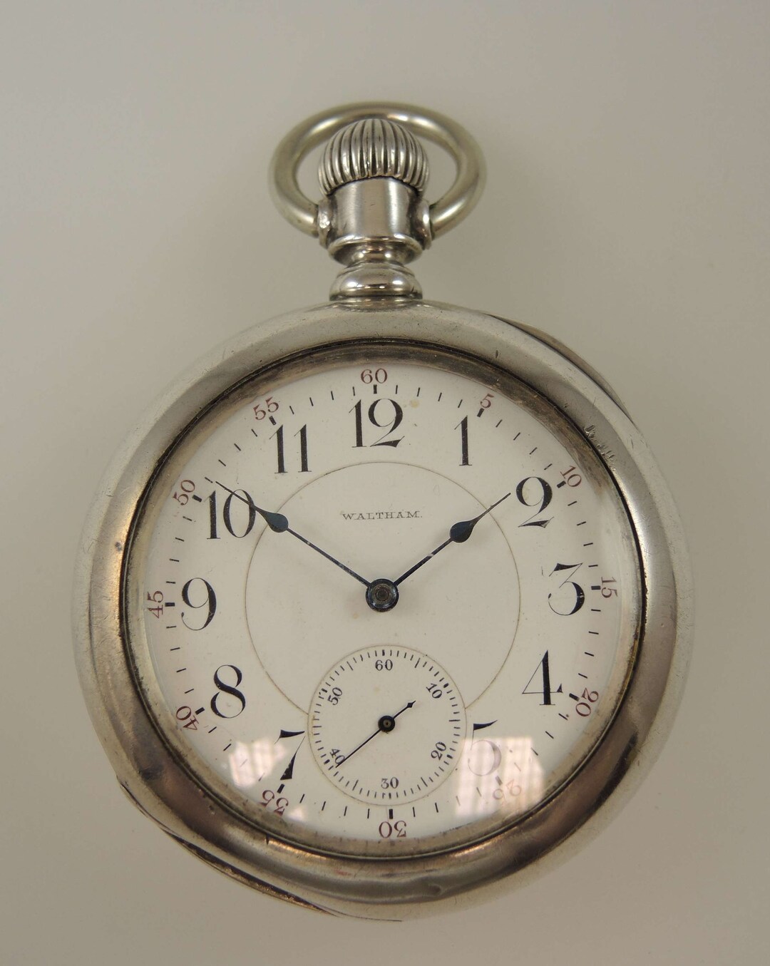 Massive 4 Oz Silver Cased 21J Waltham Crescent St Pocket Watch C1901 - Etsy