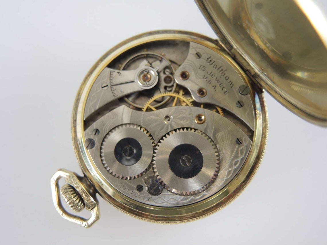Vintage Pocket Watch by Waltham With Original Box C1931 - Etsy