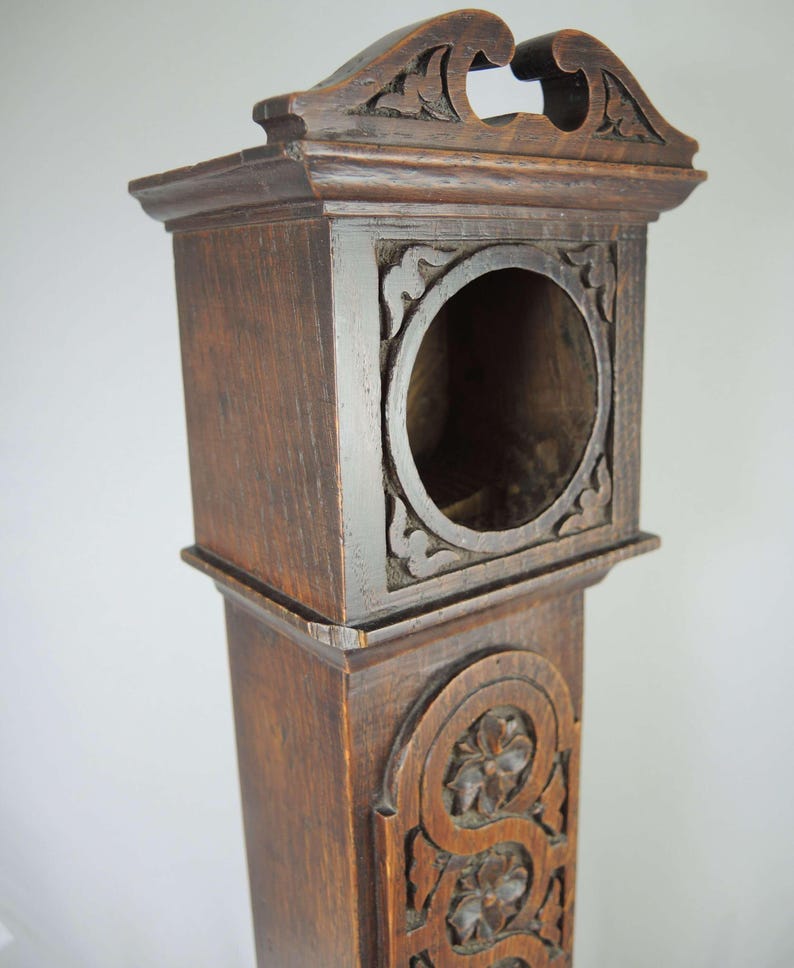 Large Victorian Treen GRANDFATHER Clock Pocket Watch Stand C1890 - Etsy