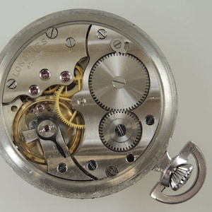 Vintage Longines Pocket Watch C1942 - Etsy
