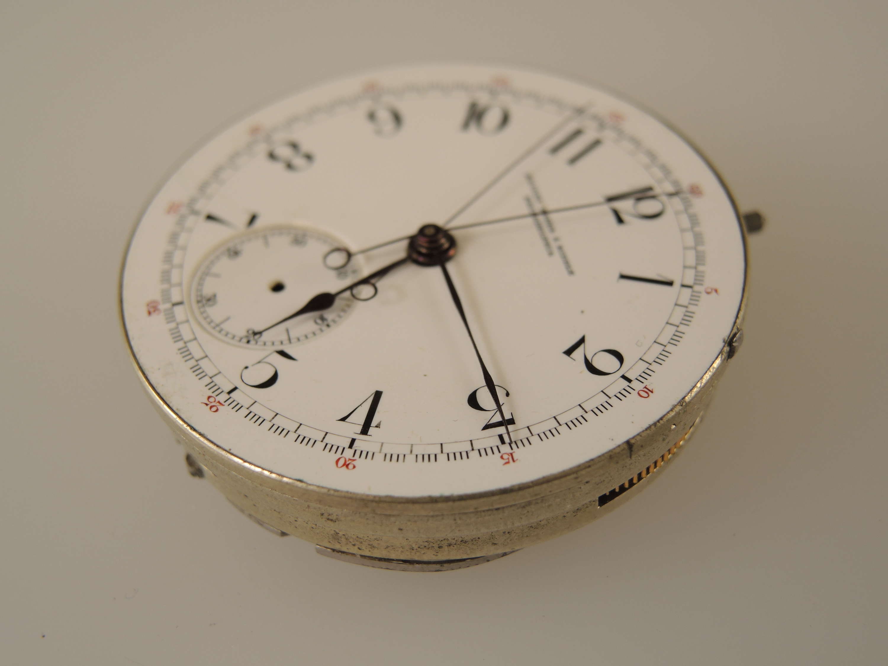 RARE Split Seconds Chronograph Pocket Watch Movement C1880 - Etsy