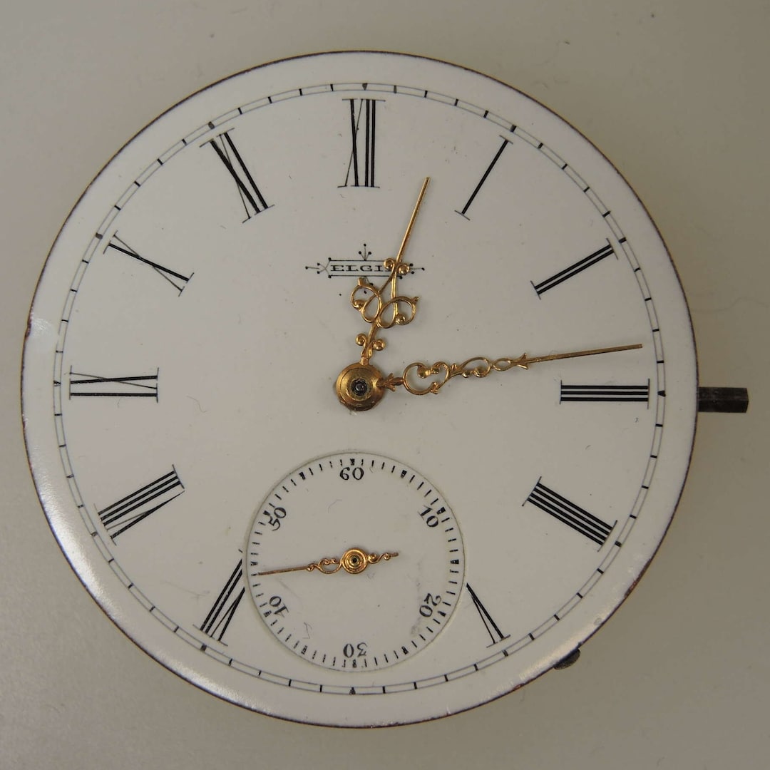 6s 11J Elgin Hunter Pocket Watch Movement C1887 - Etsy