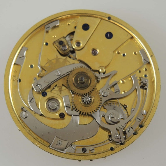 Early quarter repeater pocket watch movement c1840 - Gem