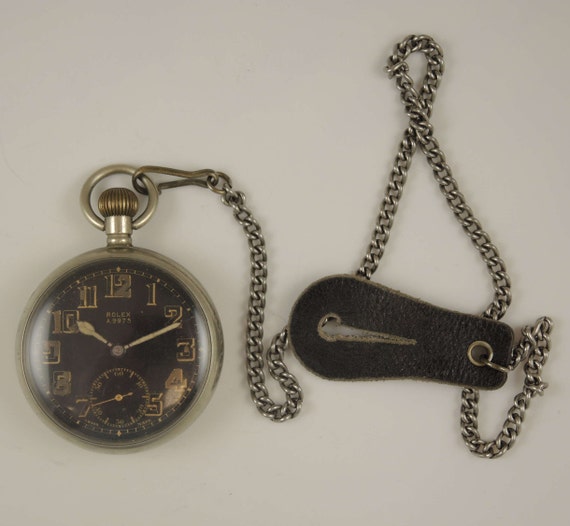 Genuine ROLEX WW2 military pocket watch c1940 - Gem